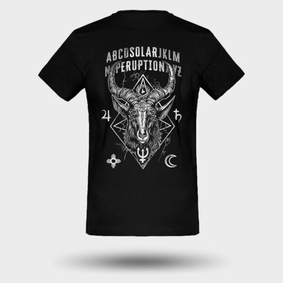 "New Satanic Goat" t-shirt - Solar Eruption